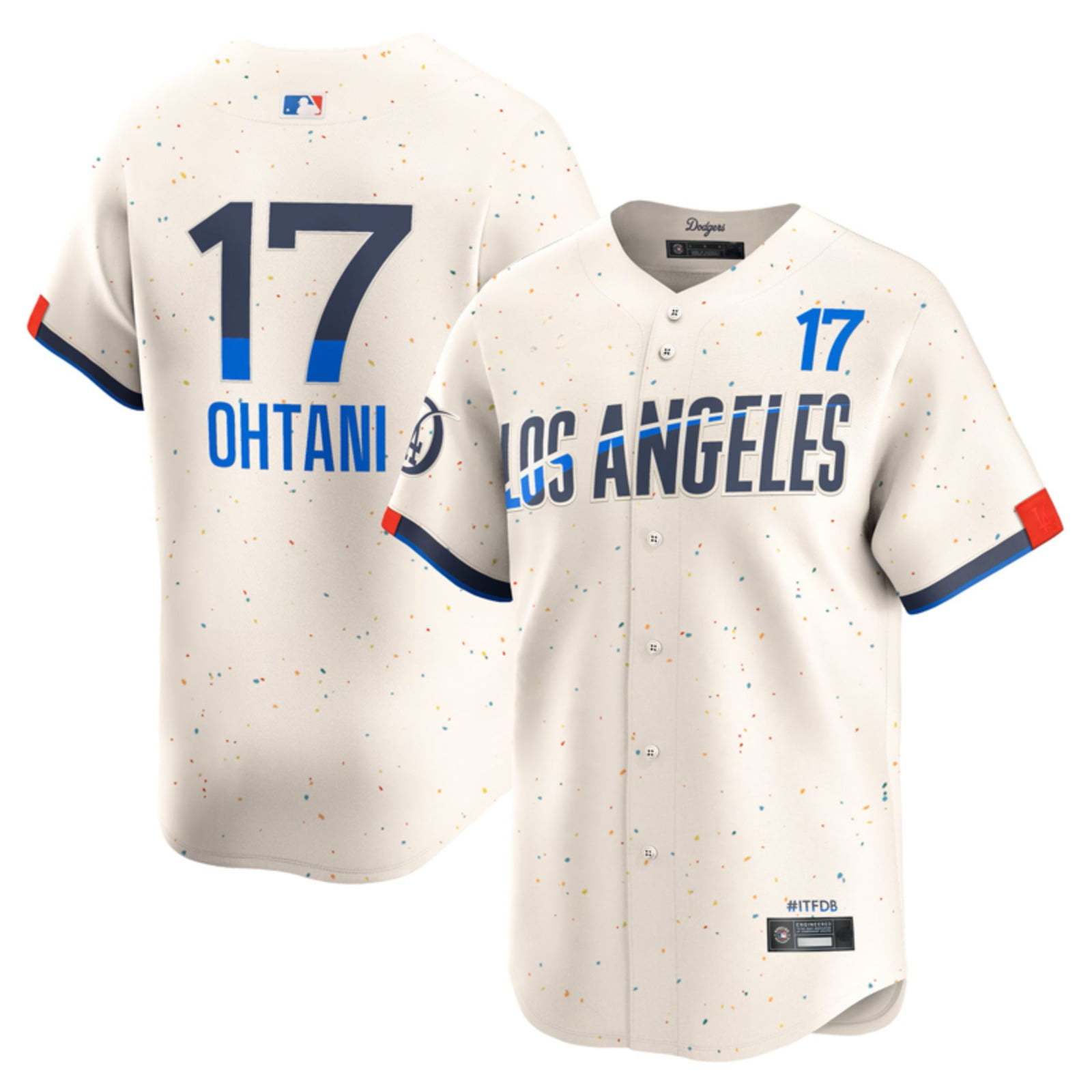 Los_Angeles_Dodgers_Sho-hei_Otani city_17# baseball uniform American Baseball Player Gameday ...