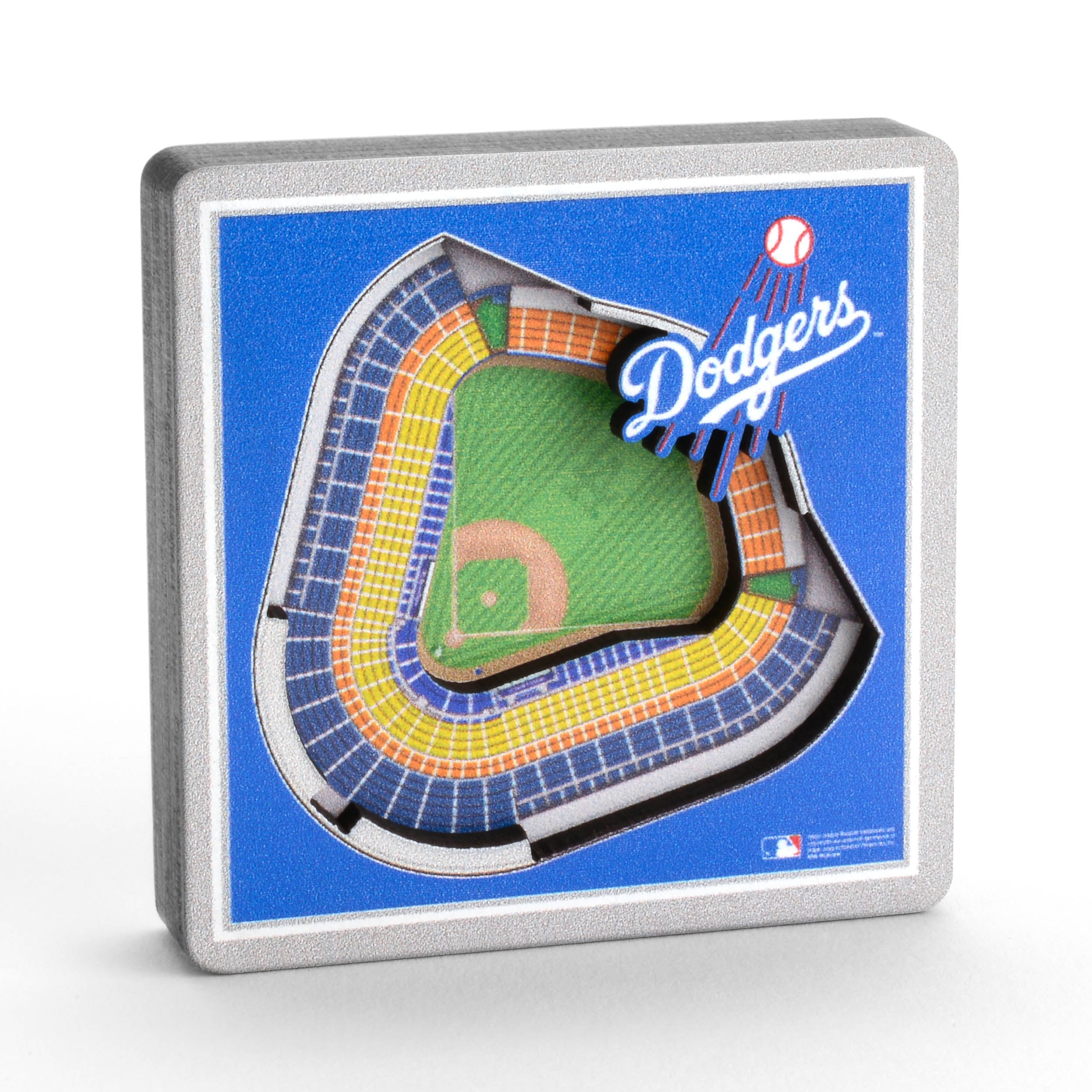 Los Angeles Dodgers 3D Stadium View Fridge Magnet Replica - Walmart.com