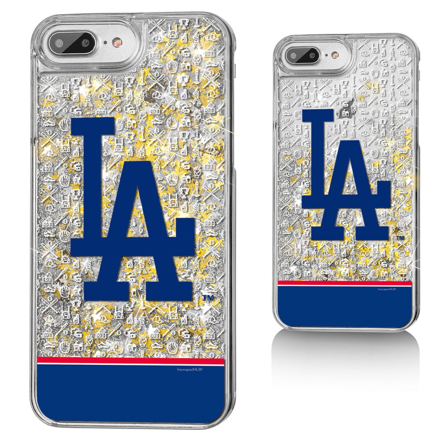 Los Angeles Dodgers iPhone Glitter Memories Print Design Case - Walmart.com