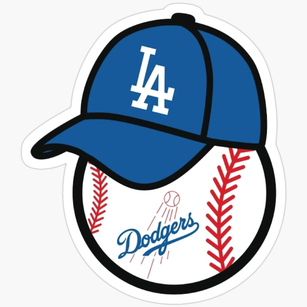 Los Angeles Dogers Sticker Phone Decal Water Bottle Stickers Car Decals ...