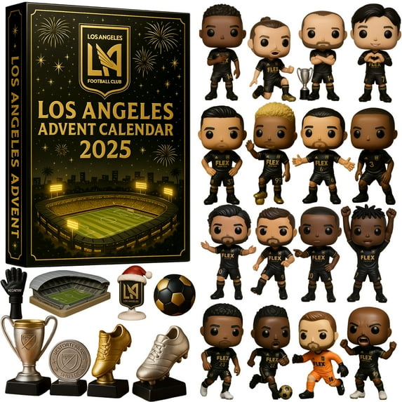 Los Angeles FC Advent Calendar 2025, 24 Collectible 2D Acrylic ...