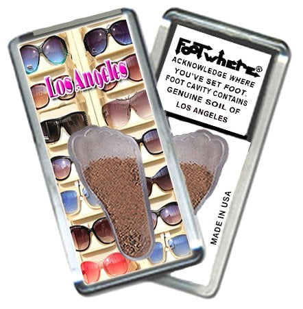 Los Angeles FootWhere Fridge Magnet (LA203 - Shades). Authentic ...