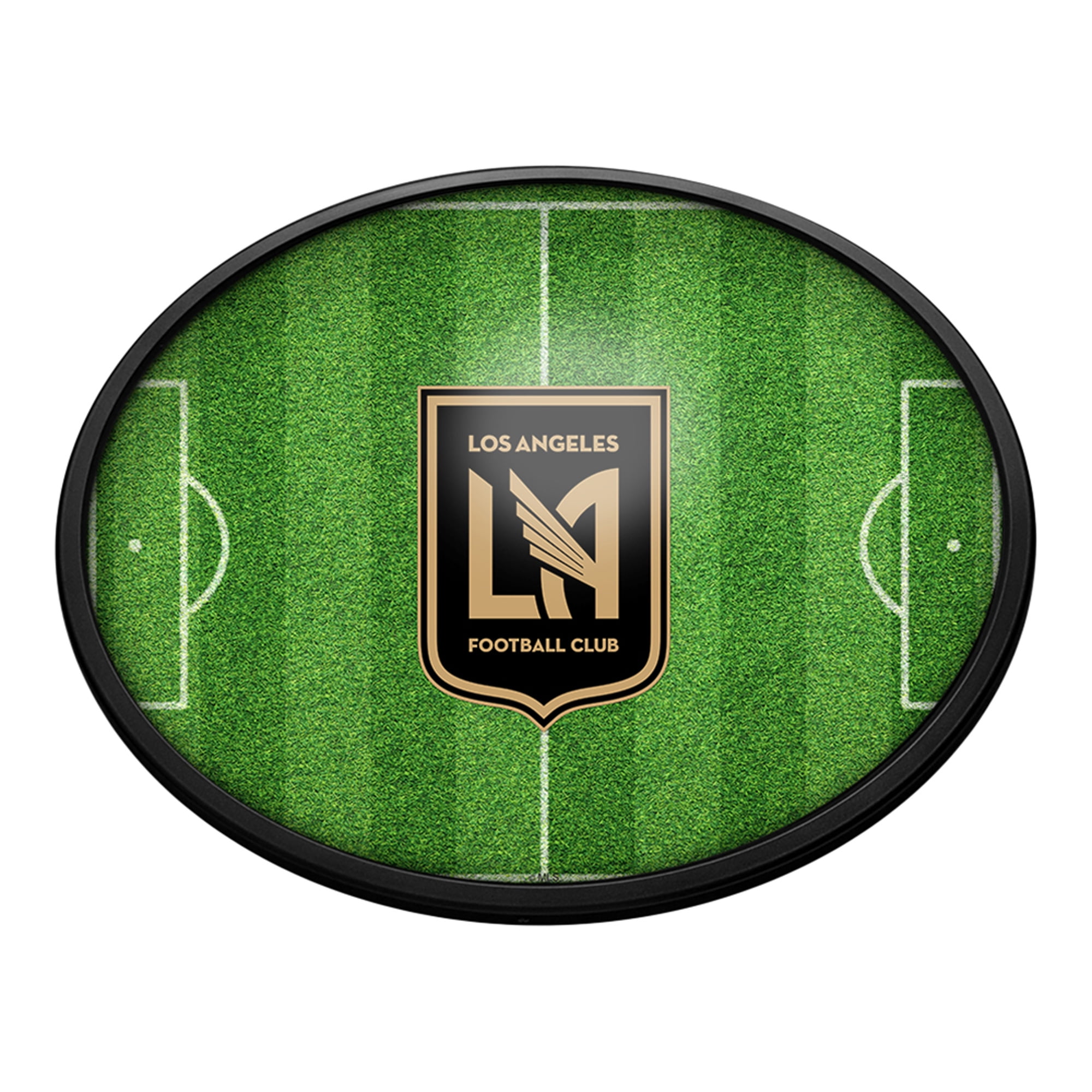 LAFC 18'' x 14'' Slimline Illuminated Field Oval Wall Sign - Walmart.com
