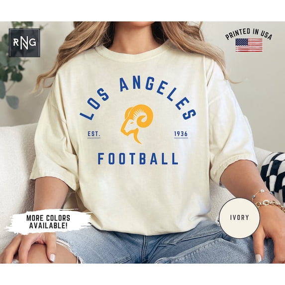 Los Angeles Football T-Shirt, Ram Football Gameday Shirt, LA Football ...