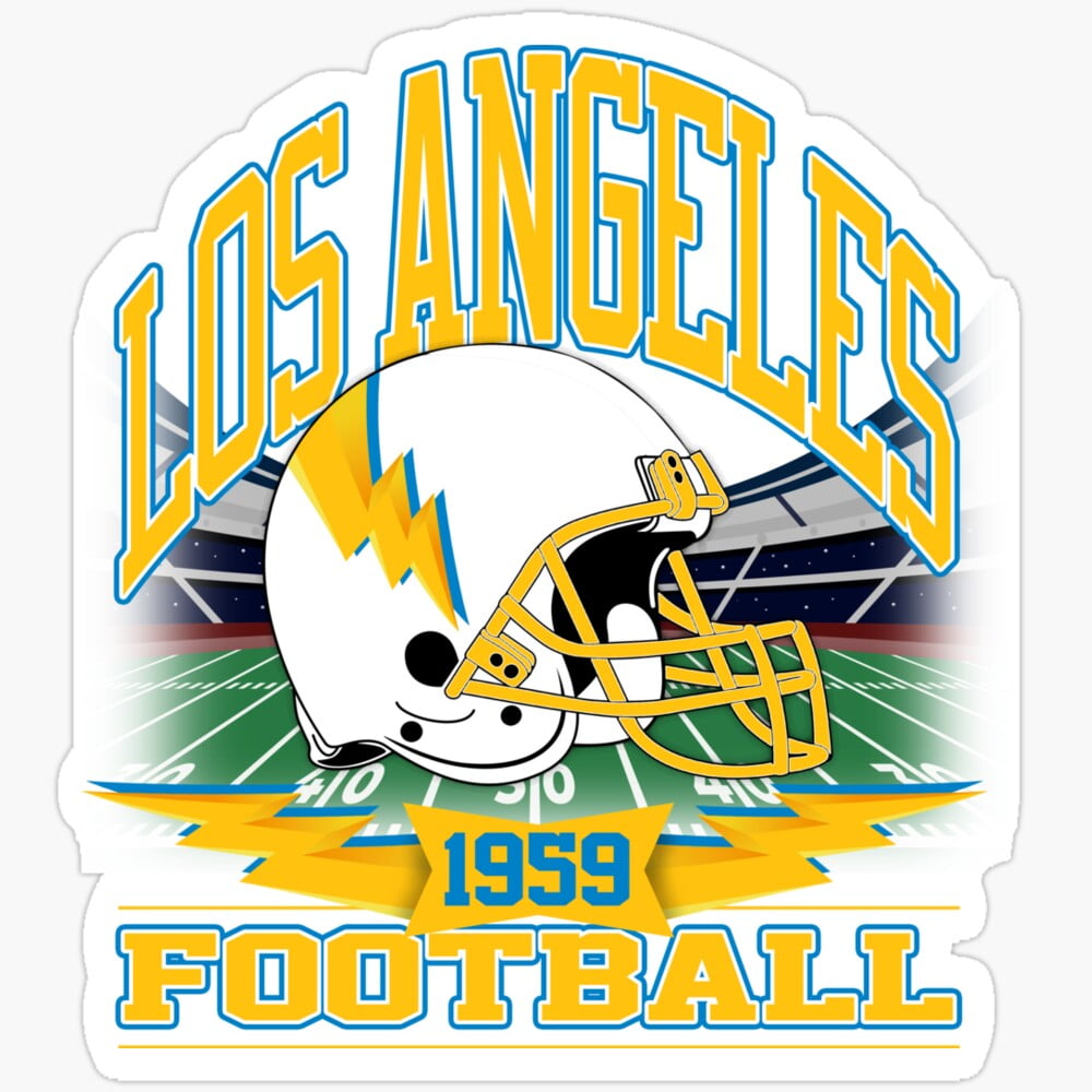 Los Angeles Football - Vintage Gridiron Legacy V2 Sticker Baseball ...