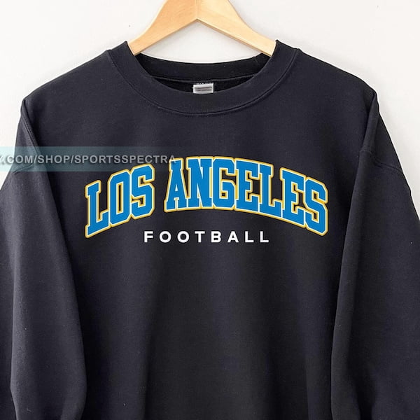 Los Angeles Football Vintage Swea ,Los Angeles Charger Football ...