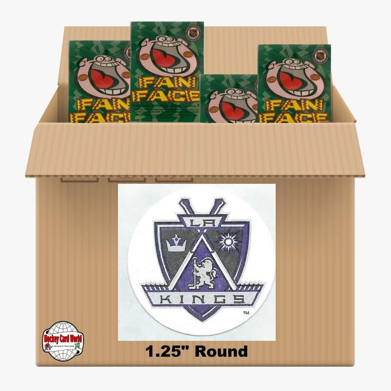 Los Angeles Kings 1000 pack case - 4 Logos pack - 4000 Stickers ...
