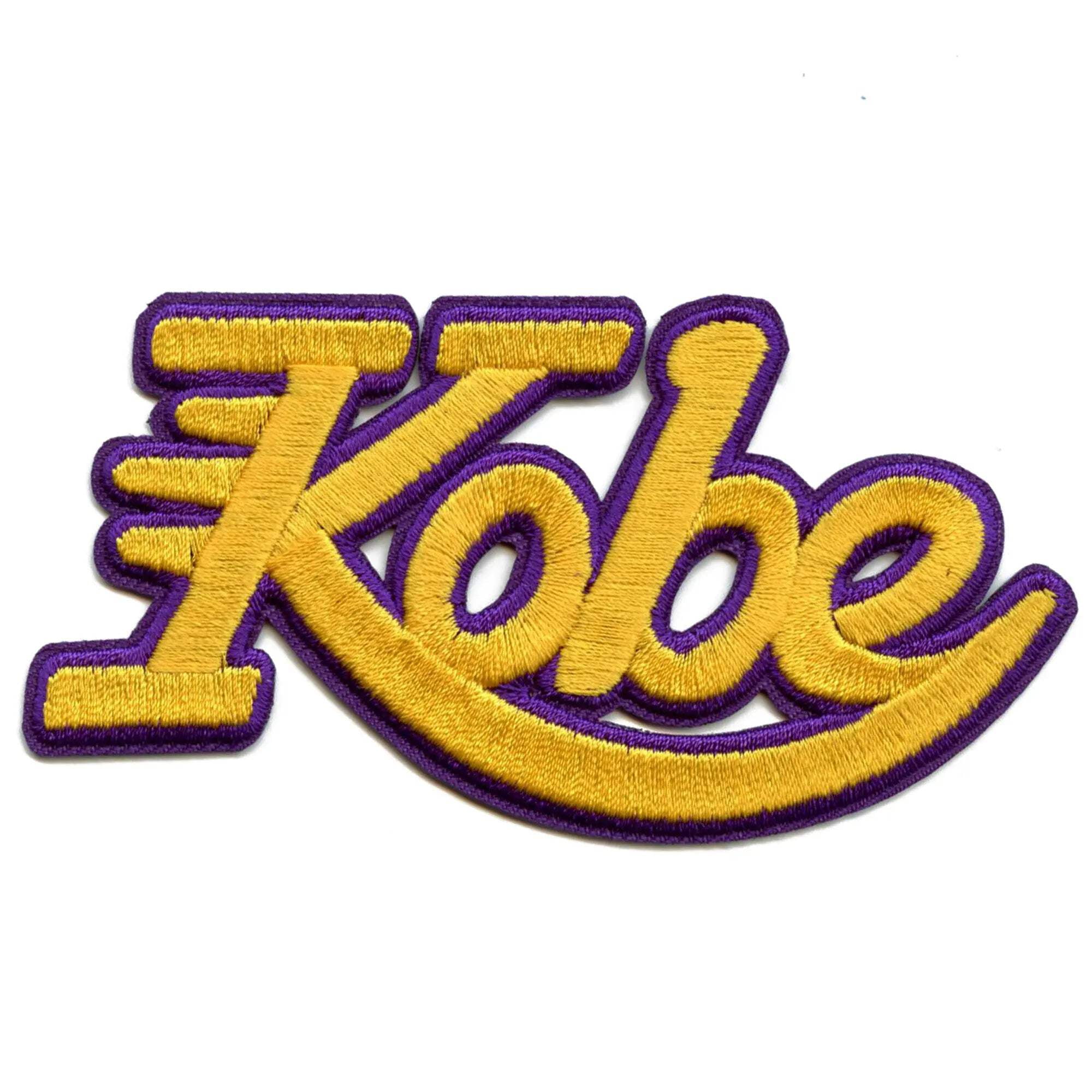 Los Angeles Kobe Die Cut Iron On Embroidered Patch - Walmart.com