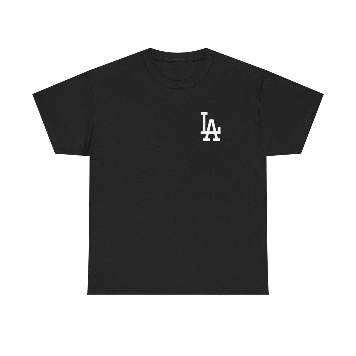 Los Angeles L.A. City Logo LA Script Blue Baseball Unisex Heavy Cotton ...