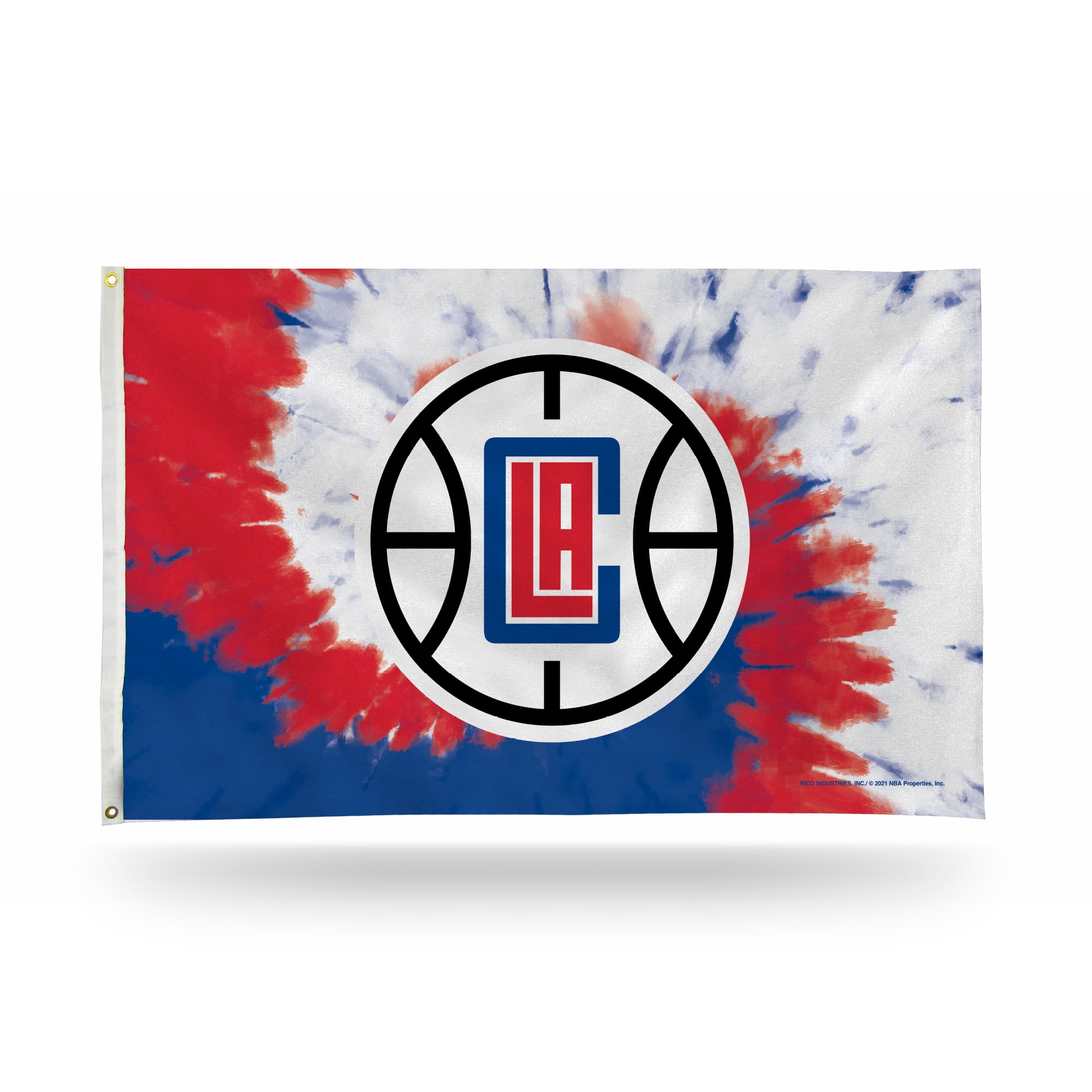 Los Angeles Basketball Clipper's Bold Tie Dye Design 3x5 Indoor ...