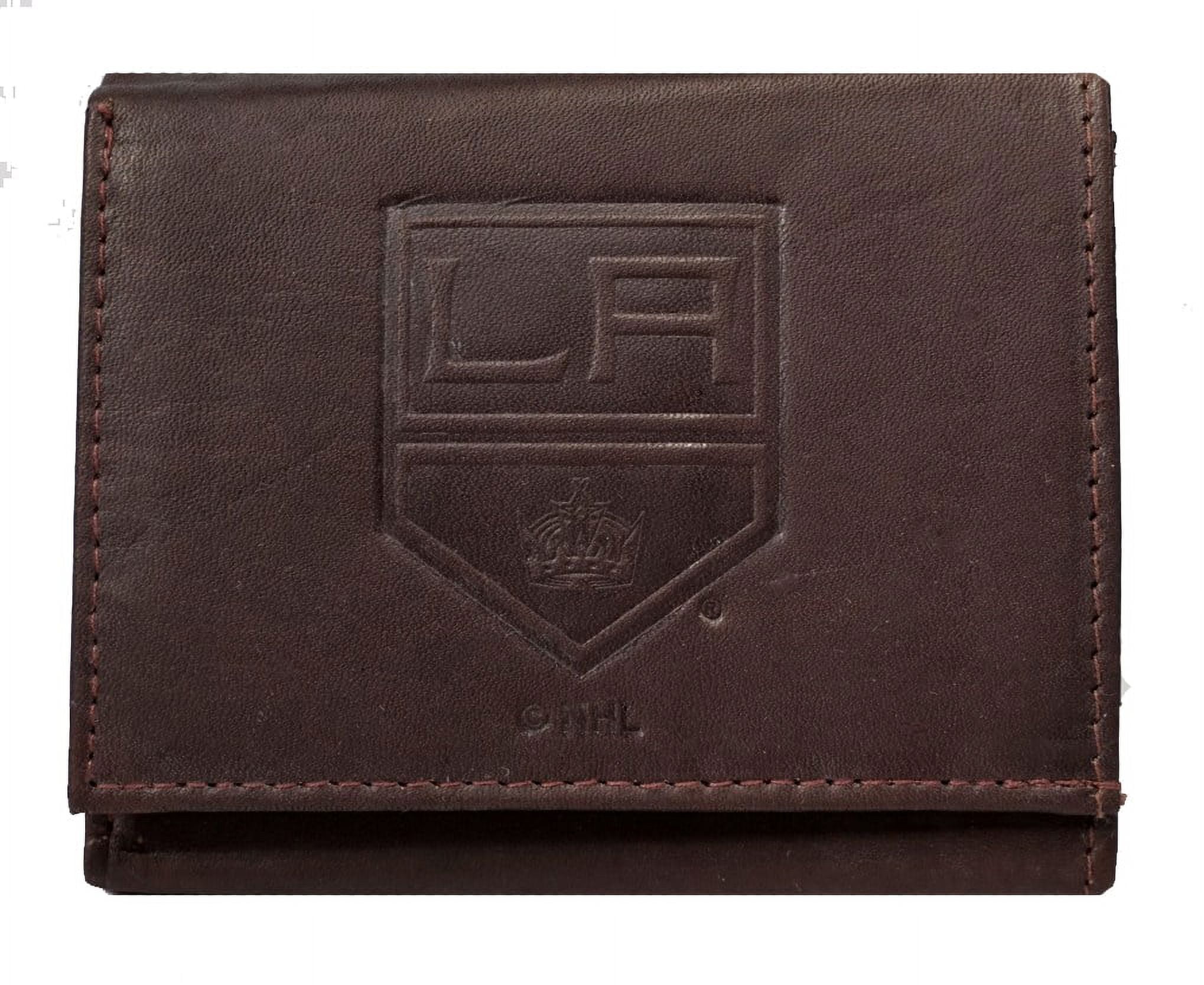 Los Angeles LA Hockey Kings - Distressed Look - Embossed Logo Dark ...