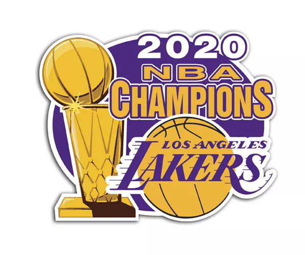 Los Angeles Lakers 2020 Champions Sticker Basketball Decals Phone Decal ...