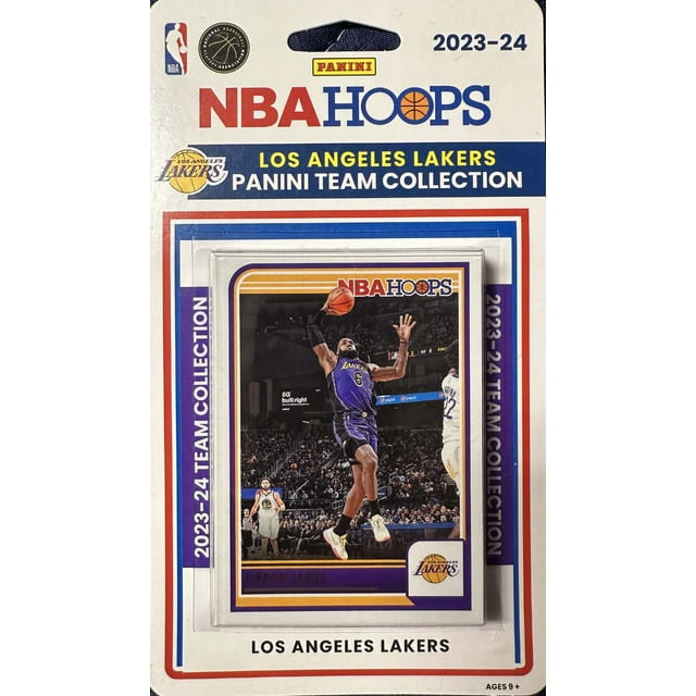 Los Angeles Lakers 2023 2024 Hoops Factory Sealed Team Set LeBron James ...