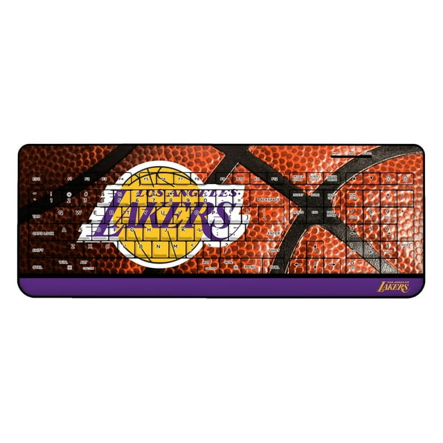 Los Angeles Lakers Basketball Wireless Keyboard - Walmart.com