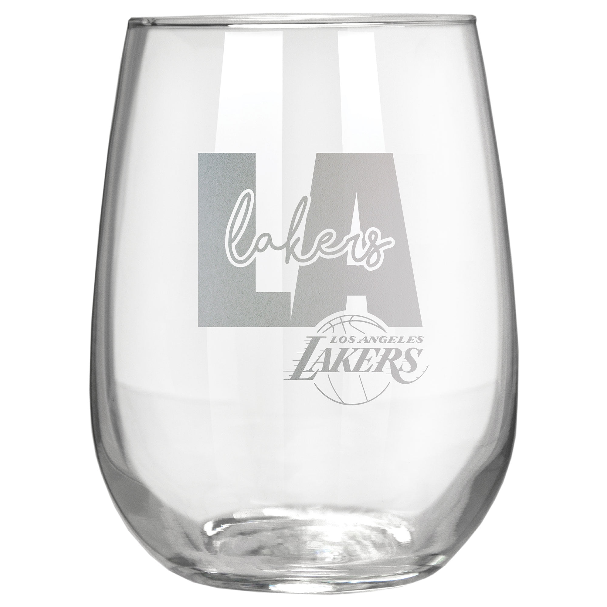 Los Angeles Lakers Etched 17oz. City Stemless Wine Glass - Walmart.com