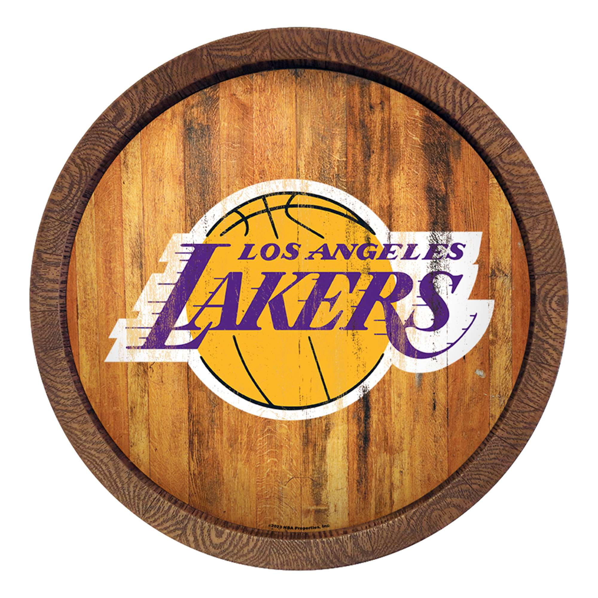 Los Angeles Lakers: "Faux" Barrel Top Sign - Walmart.com