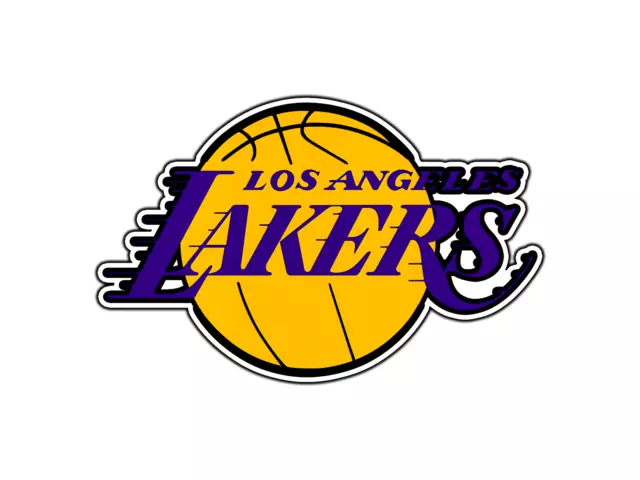 Los Angeles Lakers Logo Basketball Waterproof Sticker Phone Decal Water ...