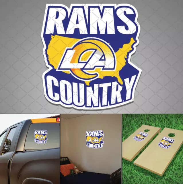 Los Angeles Los Angeles Football Team Country Sticker Decal Vinyl ...