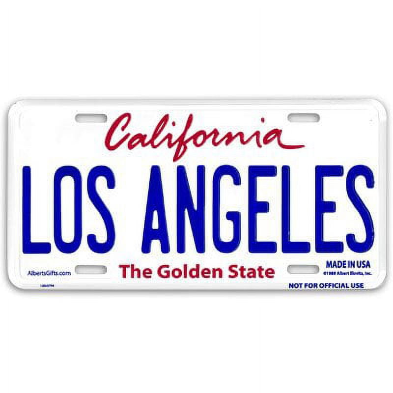 Los Angeles Novelty License Plate Souvenir of California - Walmart.com
