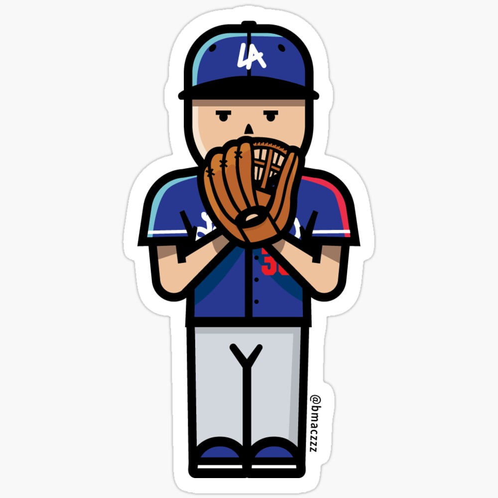 Los Angeles - Pitcher Sticker Baseball Sticker, Football Sticker ...