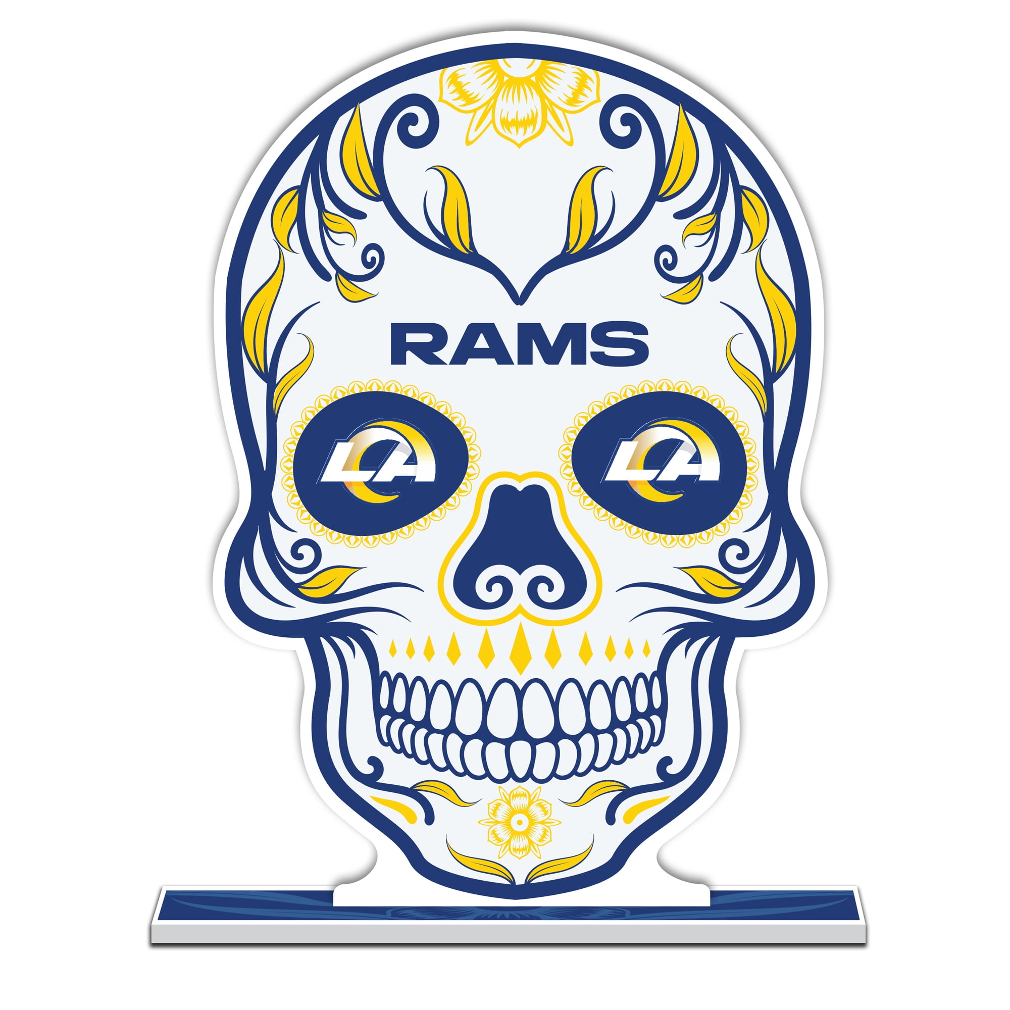 Los Angeles Rams 10" Sugar Skull Standee - Walmart.com