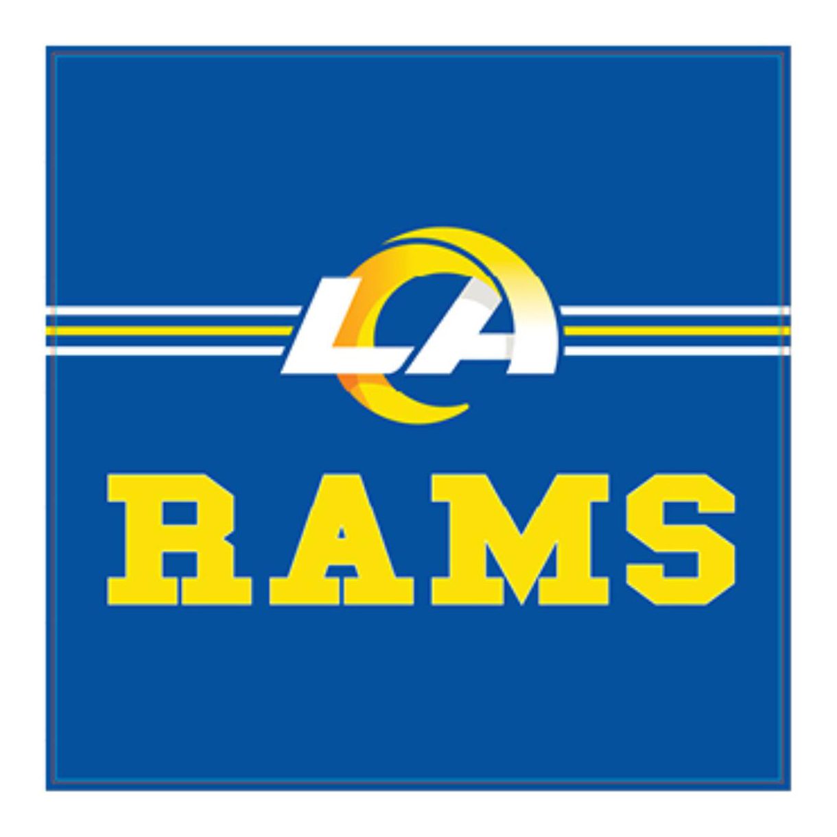 Los Angeles Rams 12" x 12" Movable Wall Tile Sign - Walmart.com