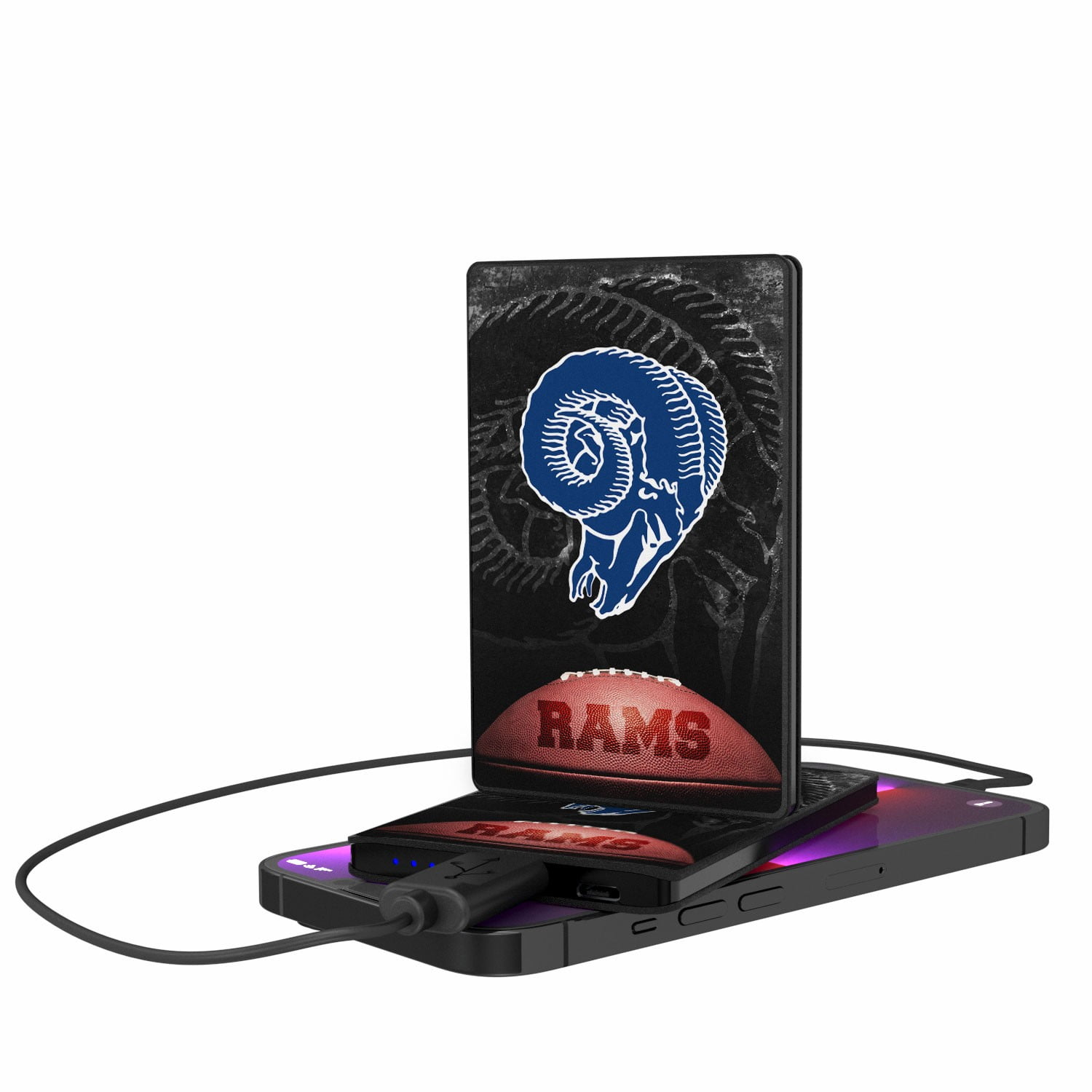 Los Angeles Rams 2500 mAh Legendary Design Credit Card Powerbank ...