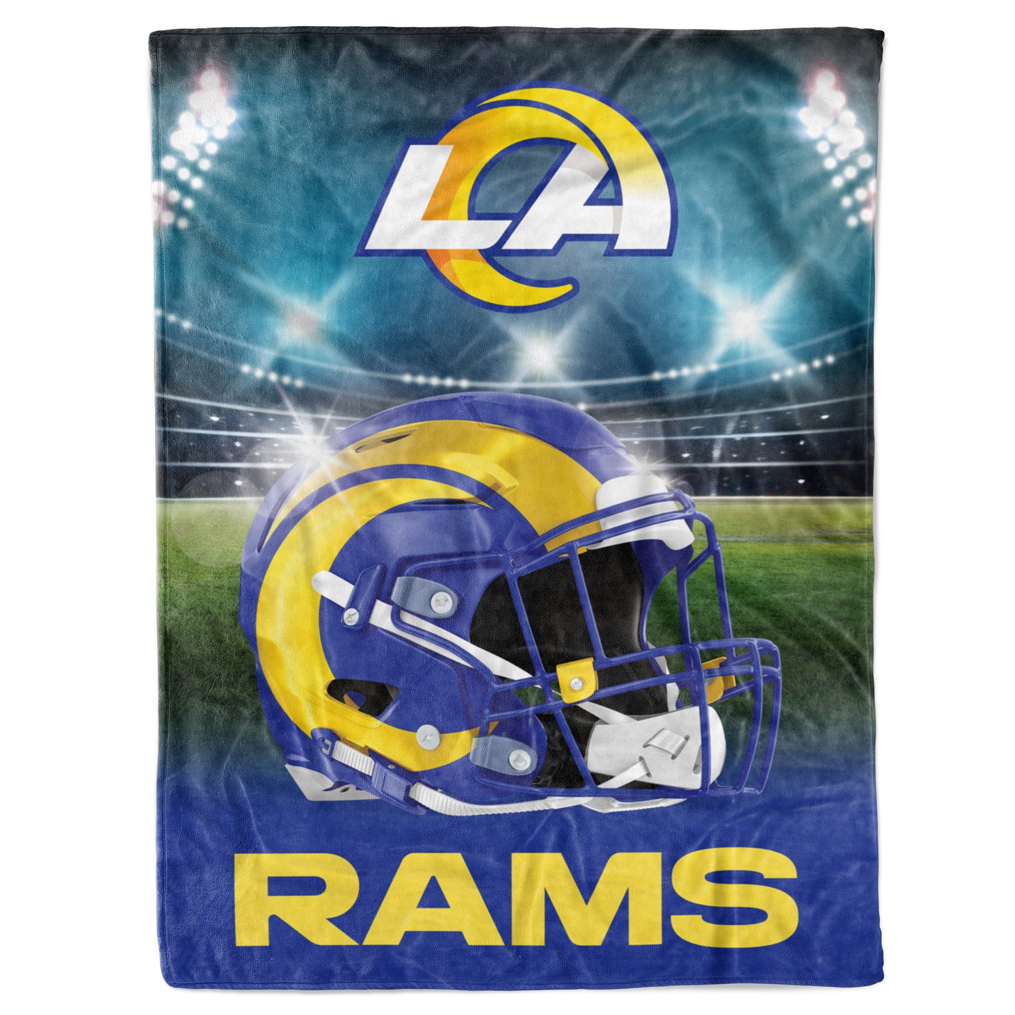 Los Angeles Rams 60" x 80" Stadium Lights Blanket - Walmart.com