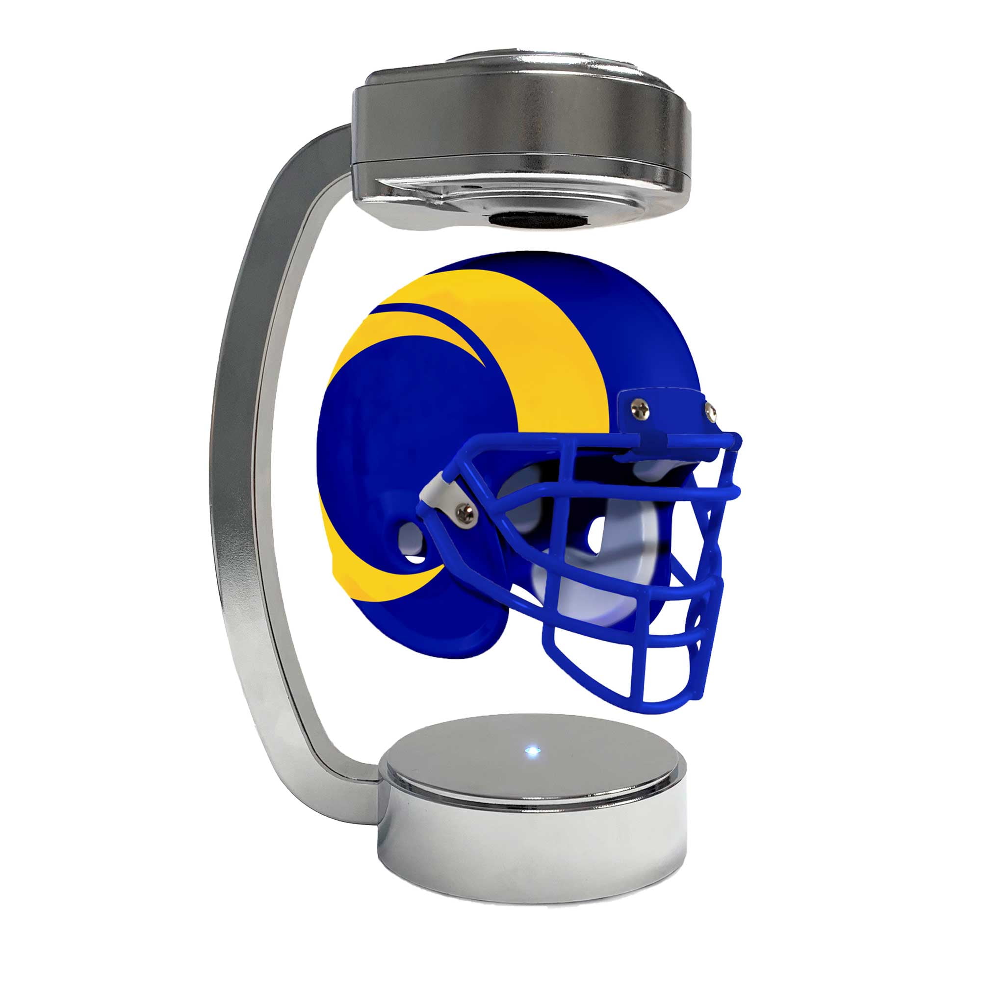 Los Angeles Rams Chrome Base Mini Hover Helmet - Walmart.com