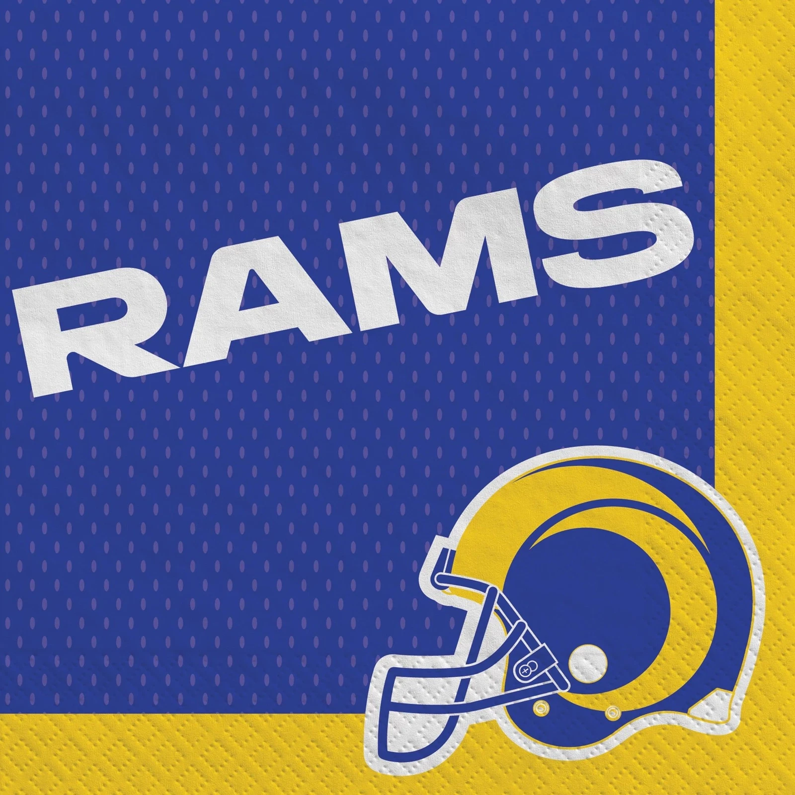 Los Angeles Rams Nfl Football Pro Sports Theme Party Paper Luncheon Napkins - Walmart.com