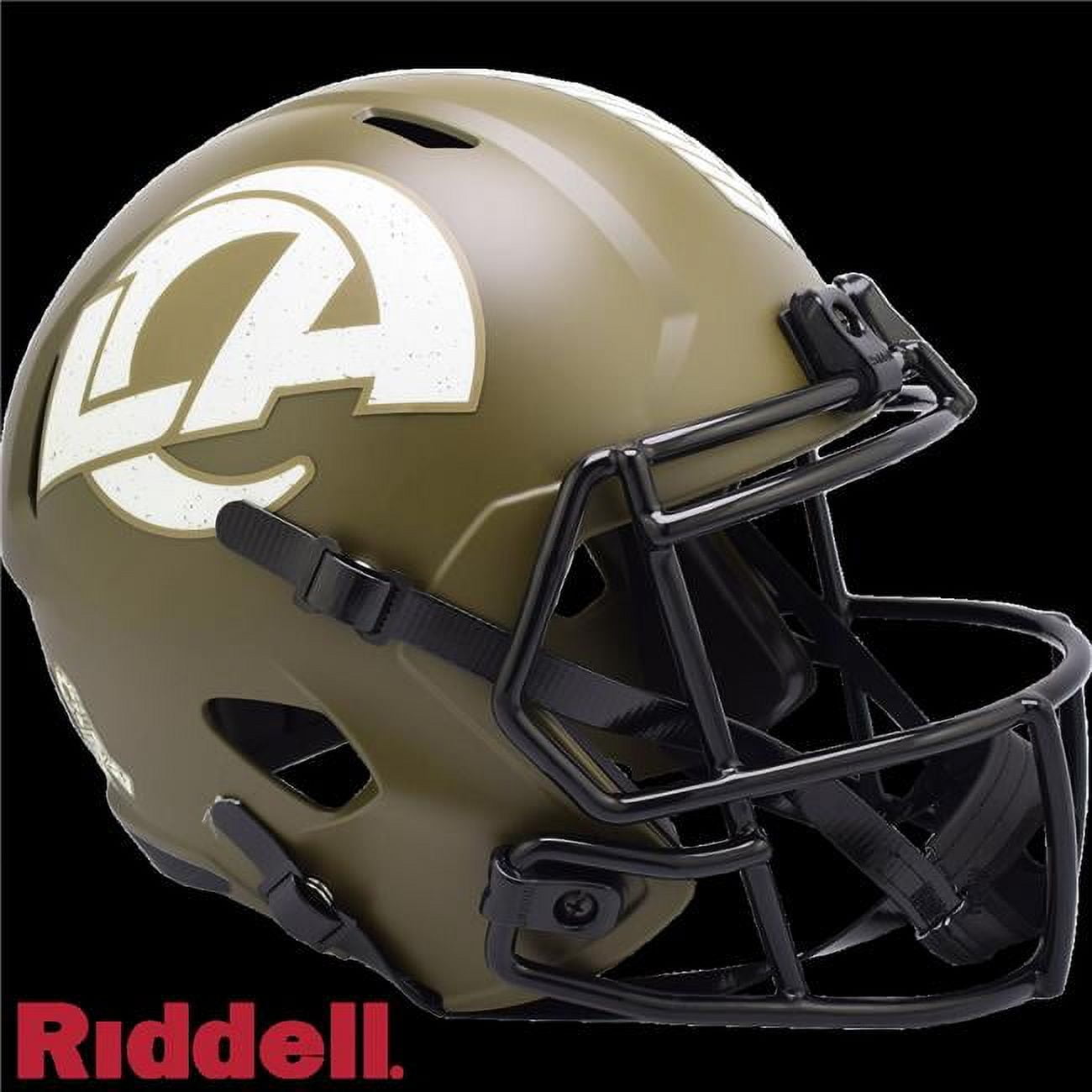 Los Angeles Rams Replica Full Size Speed Style Salute To Service Helmet ...