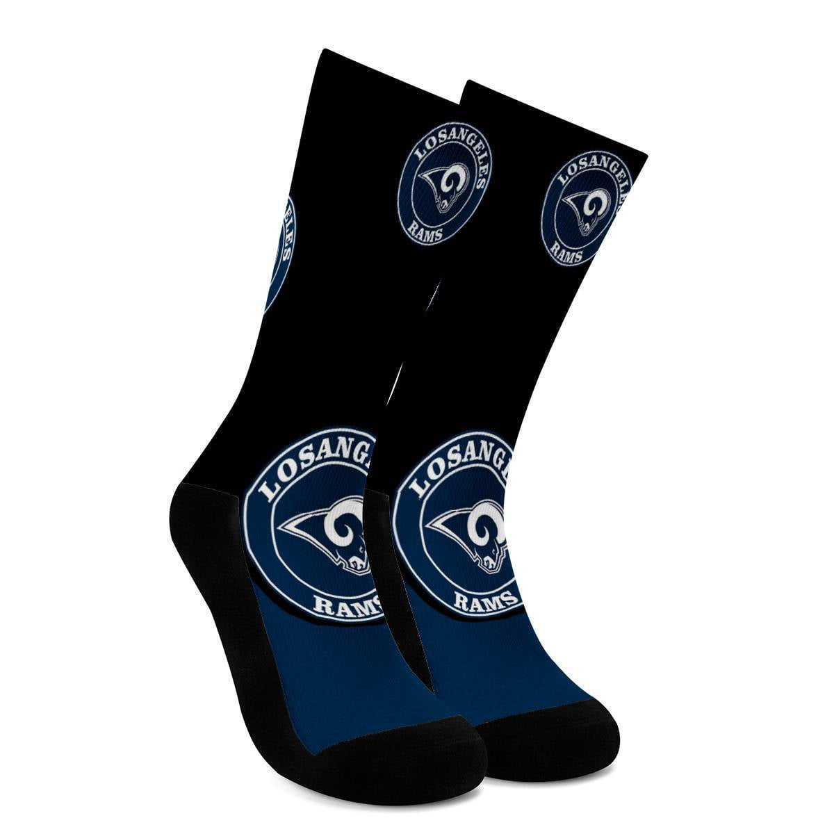 Los*Angeles*Rams - Sports Tall Socks Unisex Cotton Socks Small/Large ...