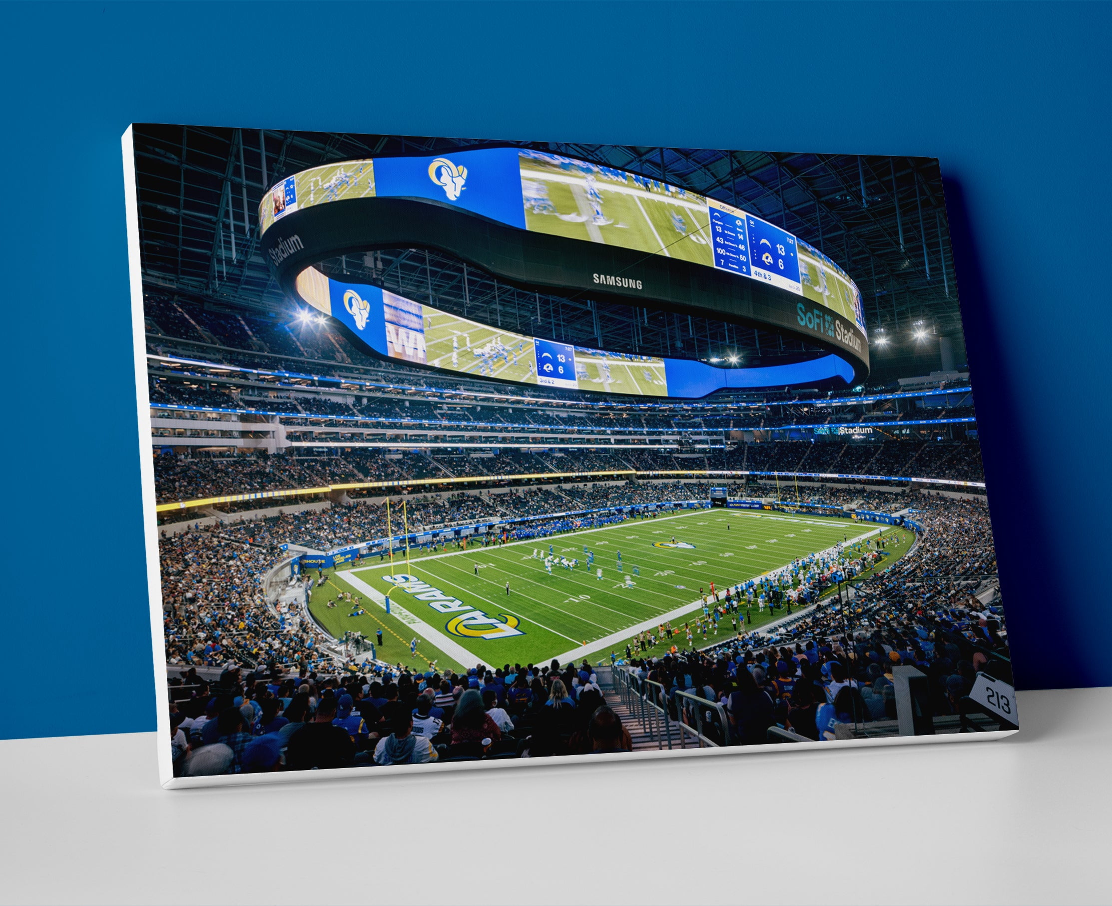 Los Angeles Rams Stadium Poster or Wrapped Canvas - Walmart.com
