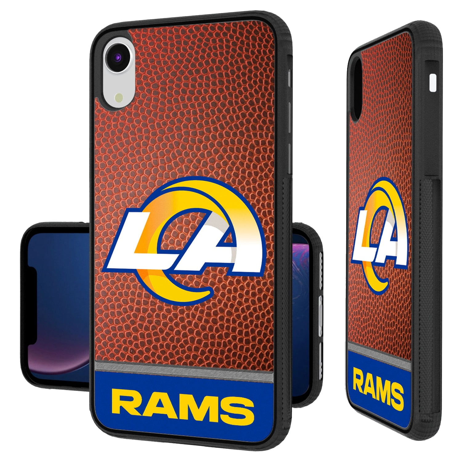 Los Angeles Rams iPhone Bump Case with Football Design - Walmart.com
