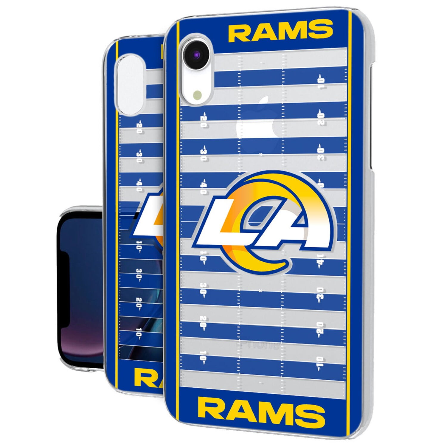 Los Angeles Rams iPhone Clear Field Design Case - Walmart.com