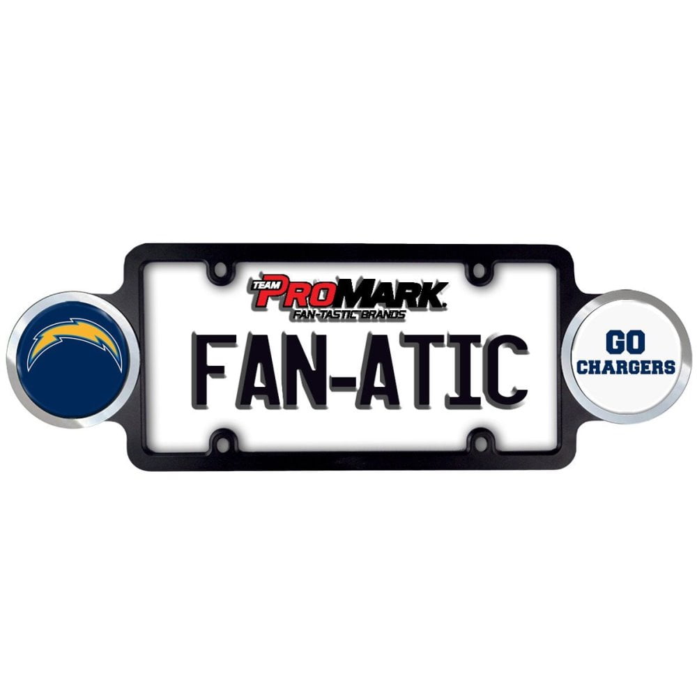 Los Angeles / San Diego Football - Go Chargers - Plastic License Plate ...