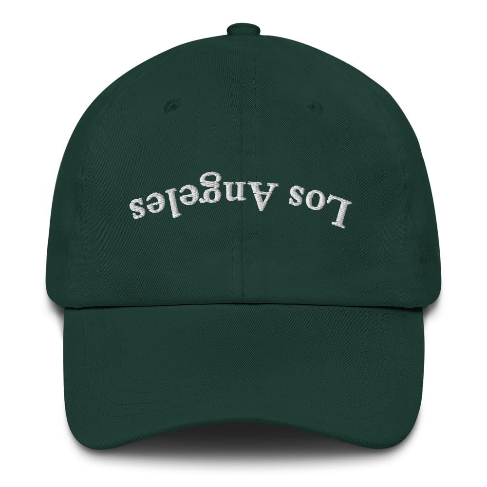 Los Angeles Upside Down Dad hat (Spruce) - Walmart.com