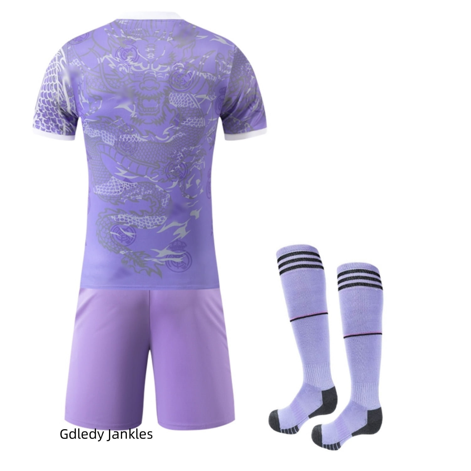 Los Blancos 25/26 Authentic Dragon Soccer Kit, Purple Special Edition ...