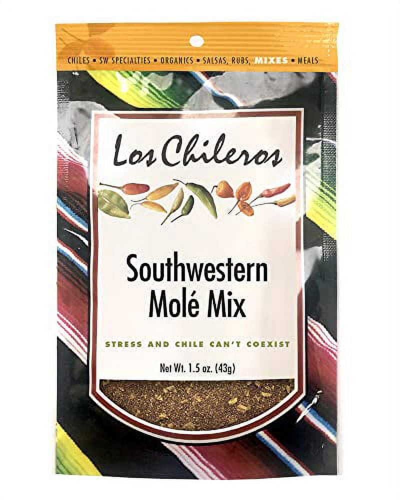 Los Chileros Southwestern Mole Mix, 1.5 Ounce - Walmart.com