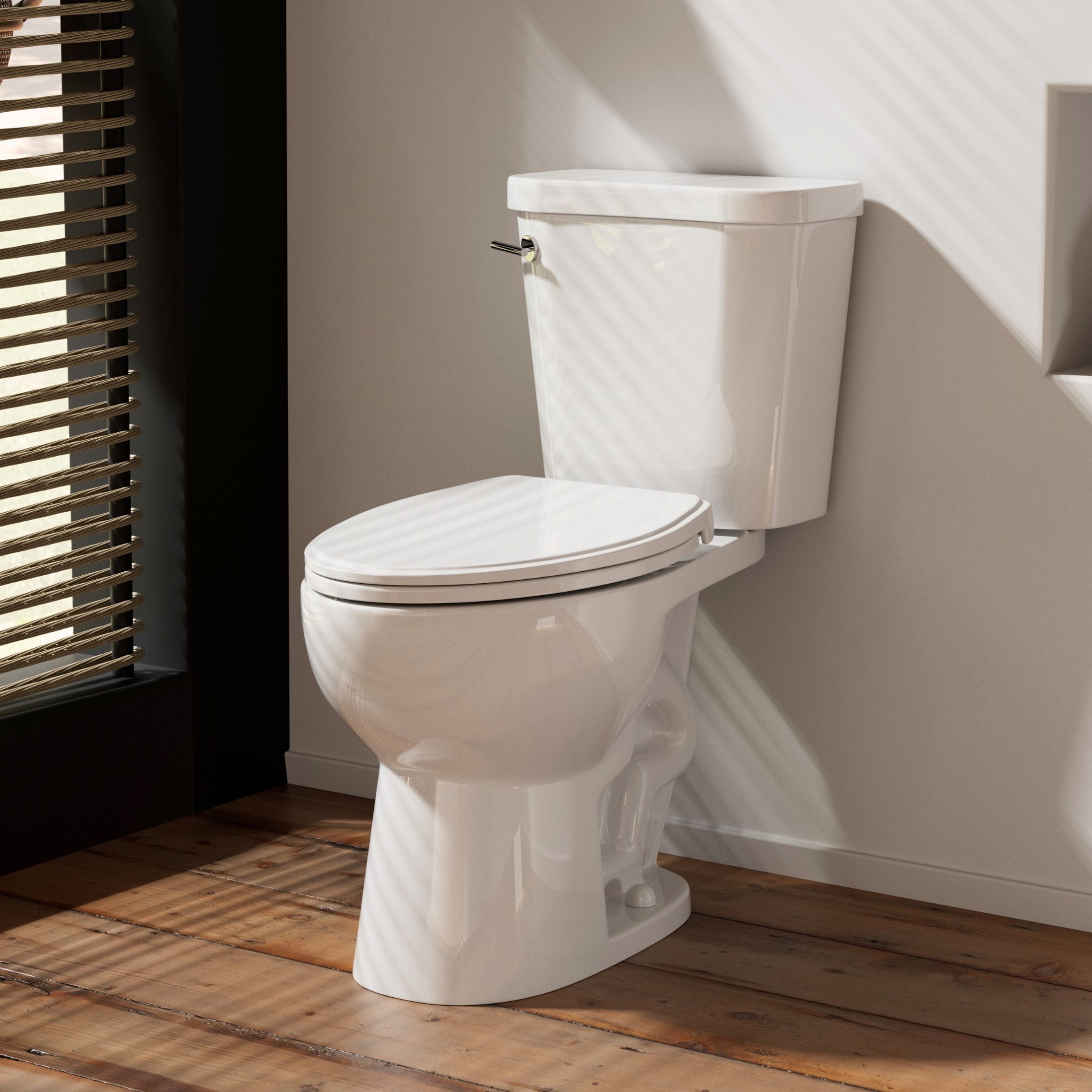 Los Flexi 17" ADA Toilet for Bathroom with Elongated Bowl and Comfort ...