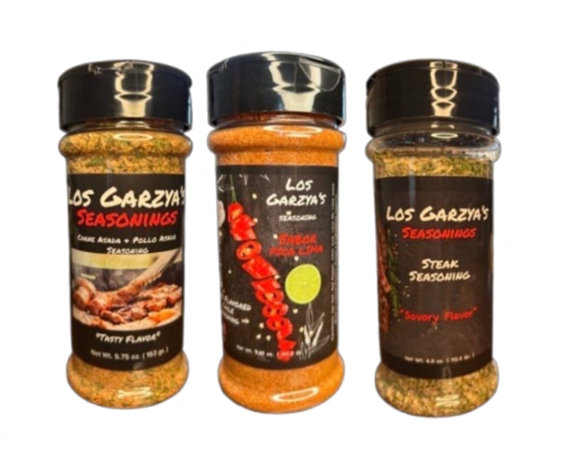 Los Garzya's Ultimate Trio Bundle - 3 Pack, 8 oz. Bottles of Chile Lime ...