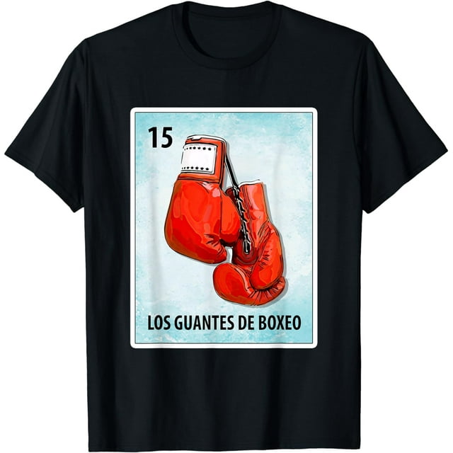 Los Guantes De Boxeo Mexican Boxing Gloves Cards T-Shirt - Walmart.com