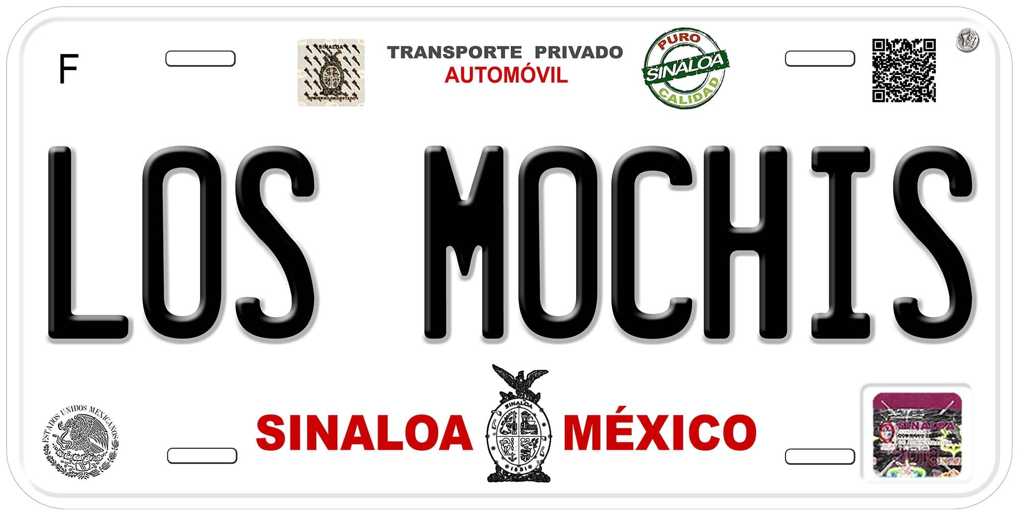 Los Mochis Sinaloa Mexico Novelty Car License Plate - Walmart.com