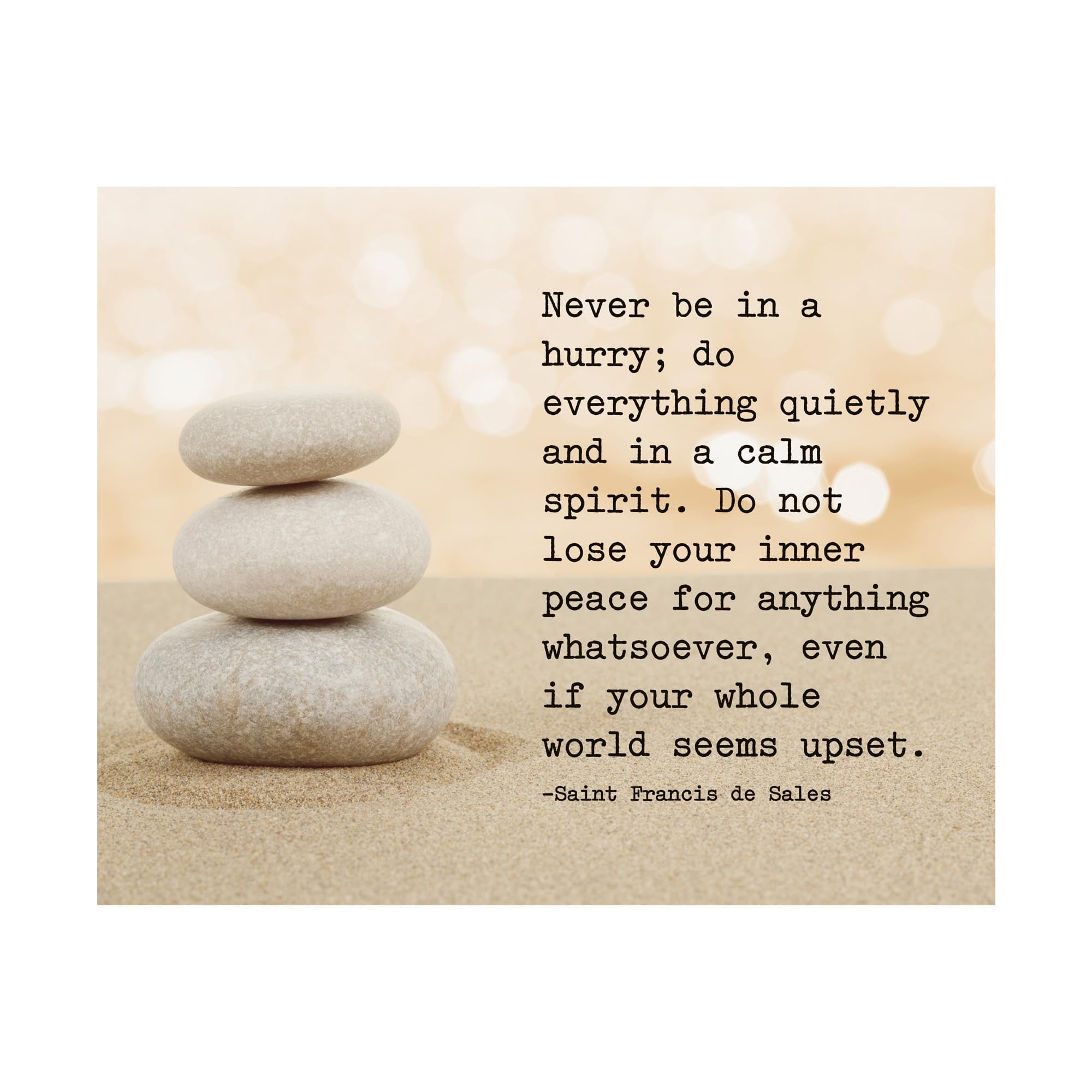 Do Not Lose Your Inner Peace Motivational Quotes Wall Sign ...