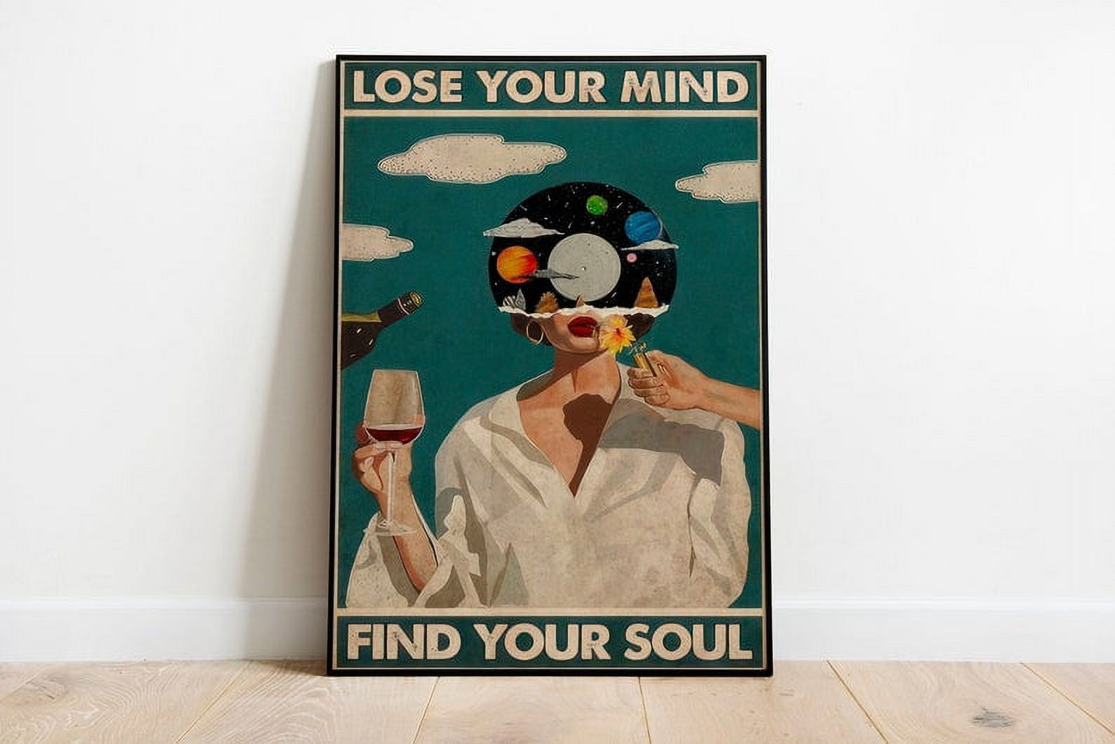 Lose Your Mind Find Your Soul Vintage Poster, Lose Your Mind Print ...