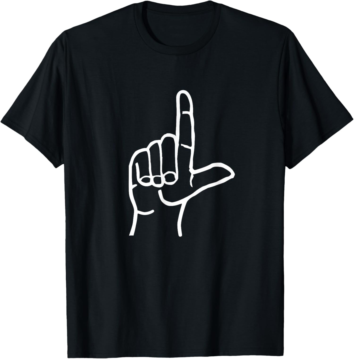 Loser ASL American Sign Language Letter L Finger Spelling - Walmart.com