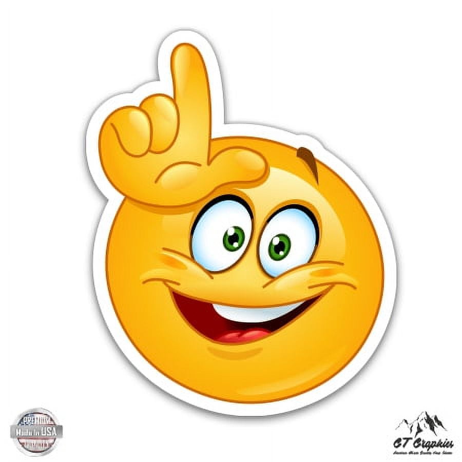 Loser Finger Emoji - 3" Vinyl Sticker - For Car Laptop I-Pad Phone ...
