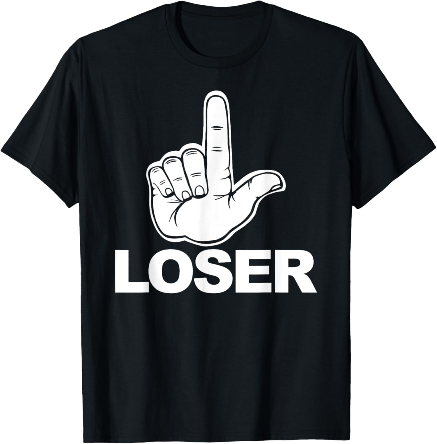 Loser "L" Hand Sign funny Loser Hand Sign T-Shirt - Walmart.com
