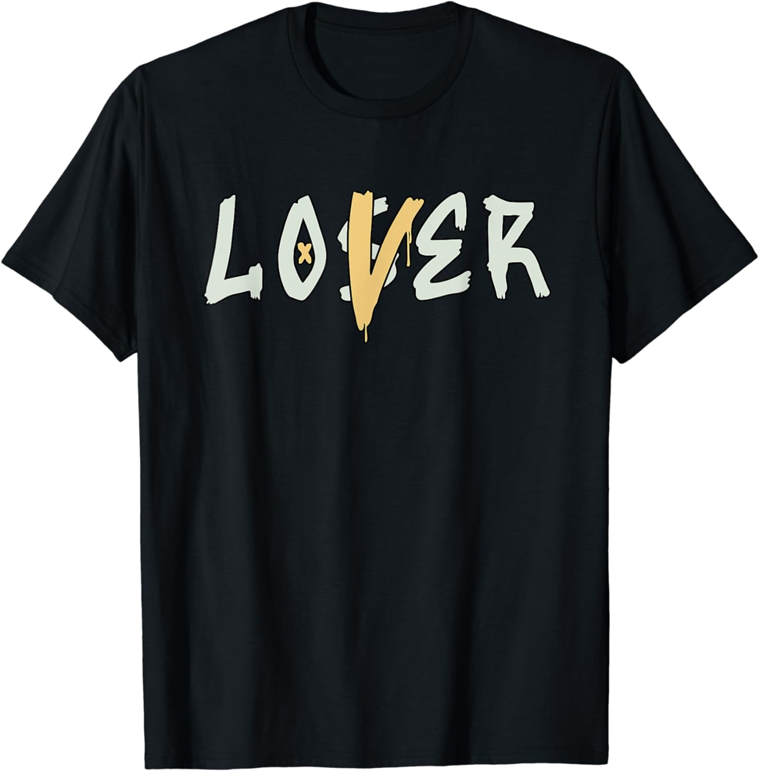 Loser Lover Drip Retro Yellow Green Tee For Men Women T-Shirt - Walmart.com