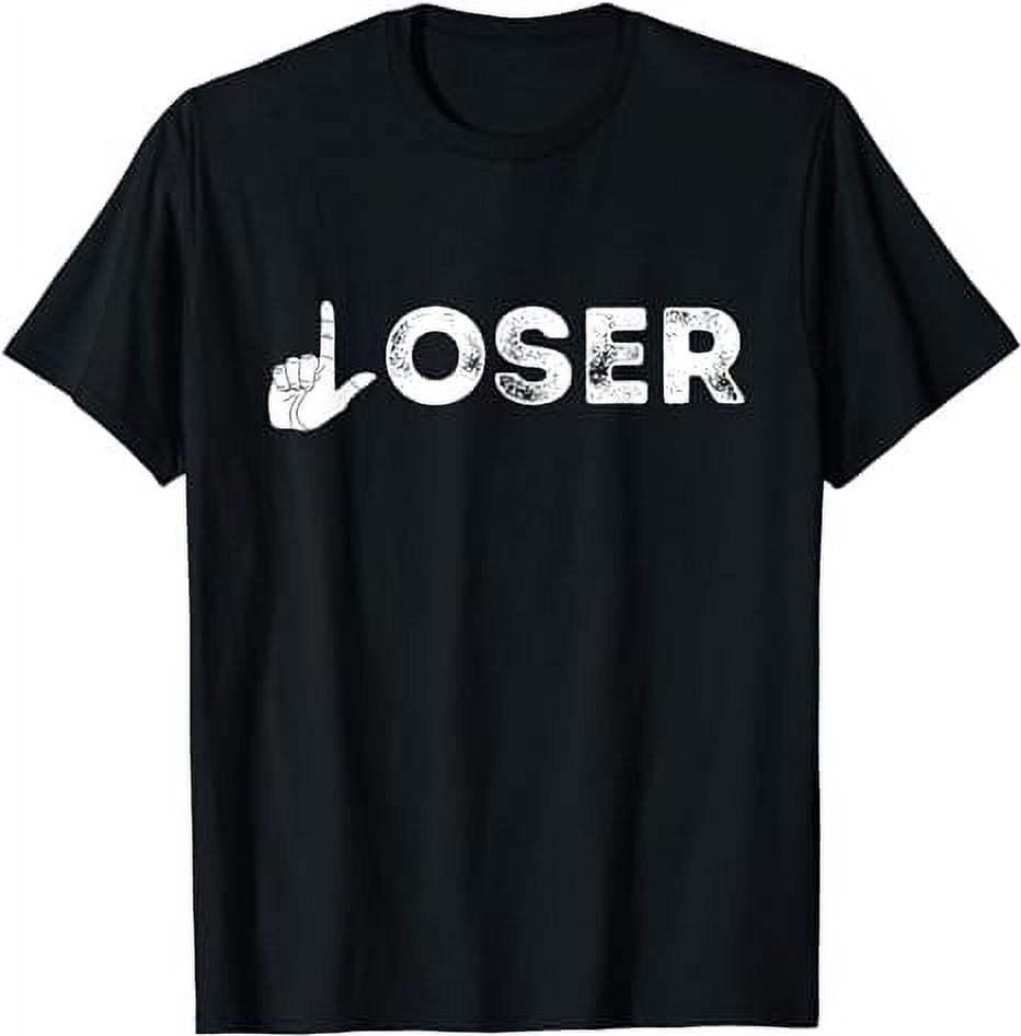 Loser T-Shirt - Loser Hand Gesture Shirt - Hand Sign T-Shirt T-Shirt ...